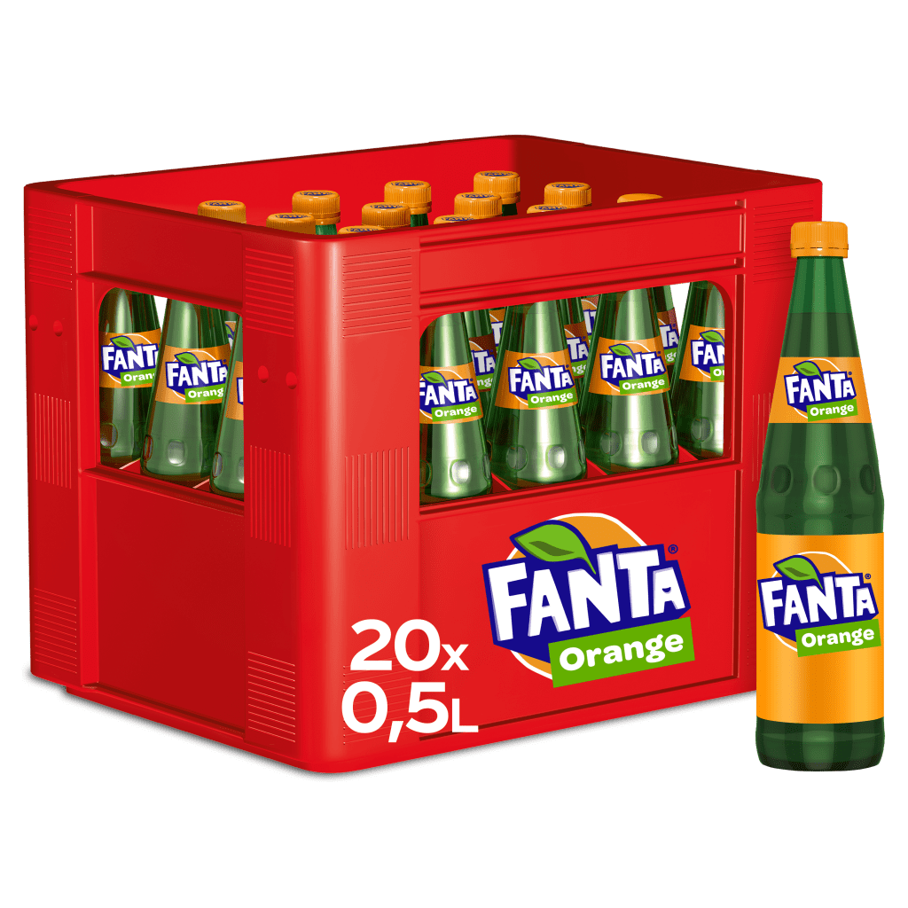 Fanta Orange 20x0,5l. Glas - aurich`s Getränke Lieferservice